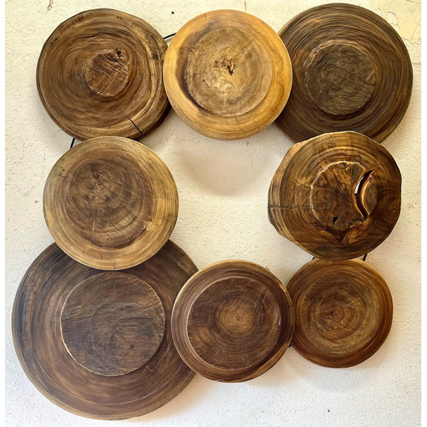 Loon Peak® Handmade Solid Wood Abstract Wall Decor | Wayfair