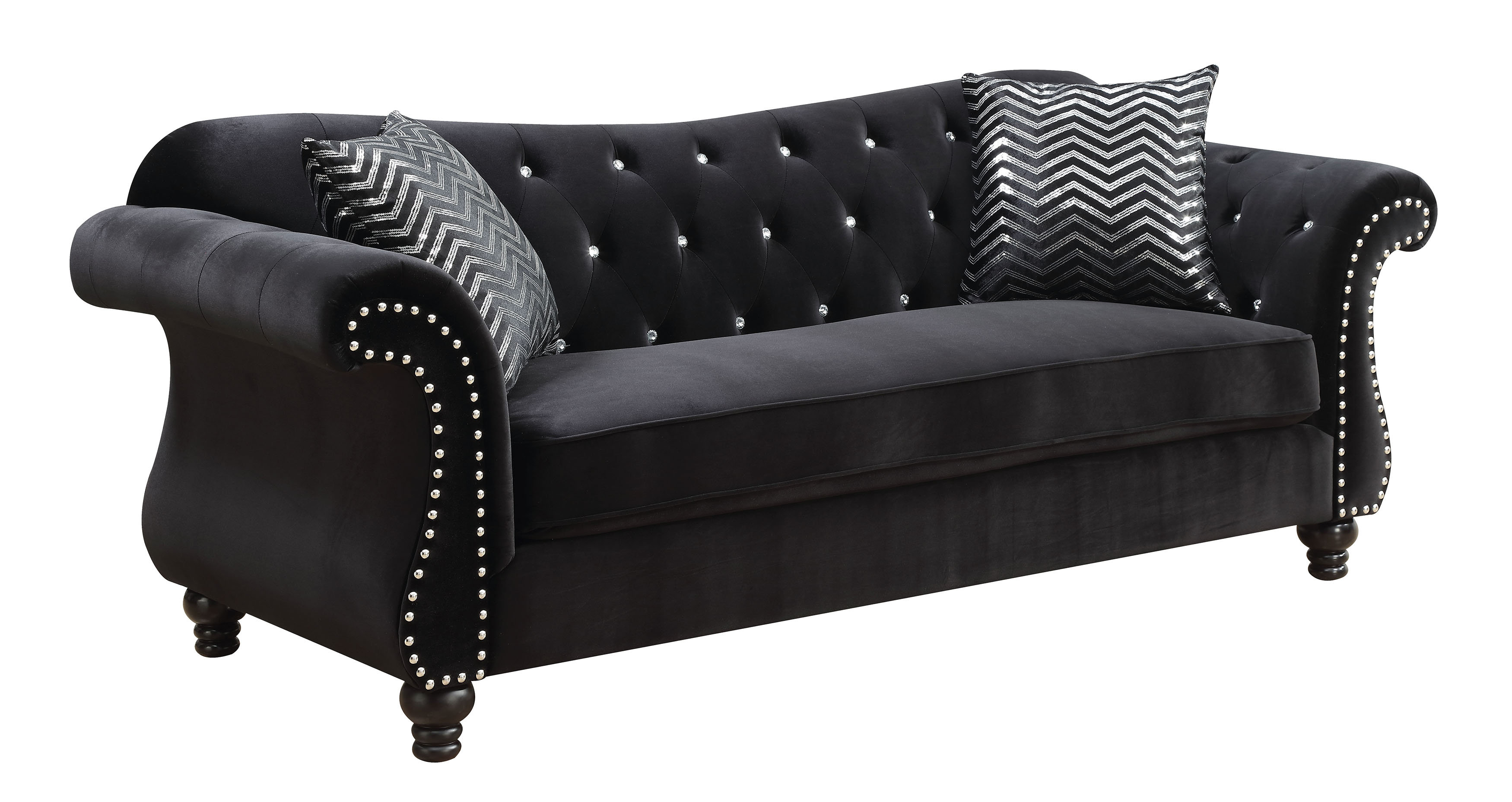 House of Hampton® Tabitha 91" Rolled Arm Chesterfield Sofa & Reviews ...