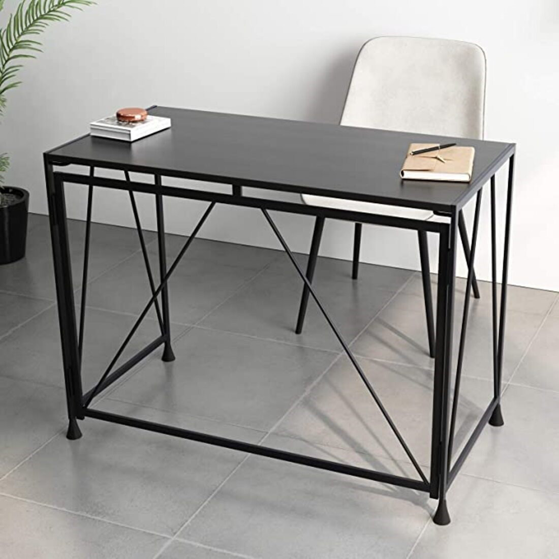 17 Stories Metal Base Computer Desk | Wayfair