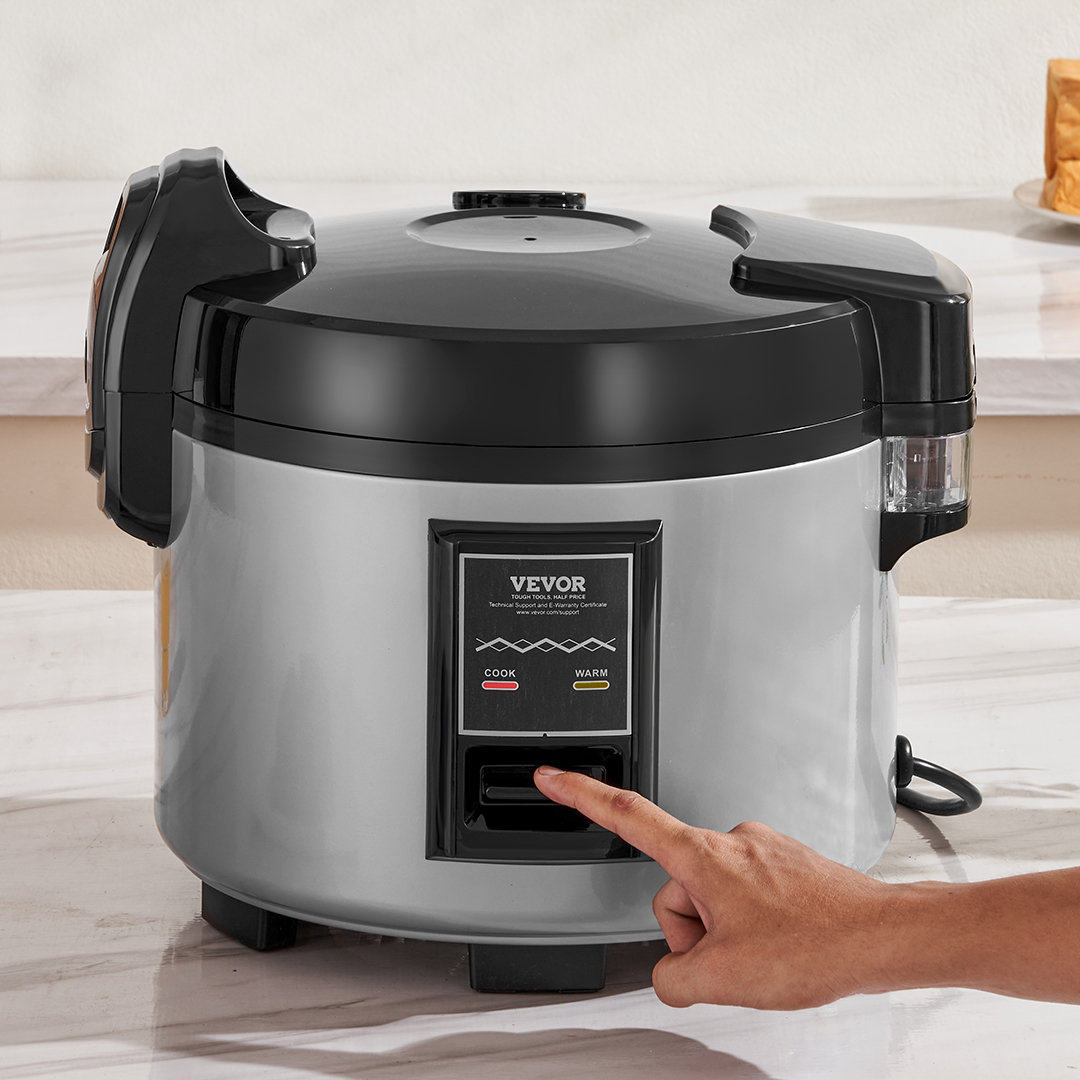 VEVOR Commercial Rice Cooker 60-Cup Non-Stick Pot 13L 12H Keep Warm ...