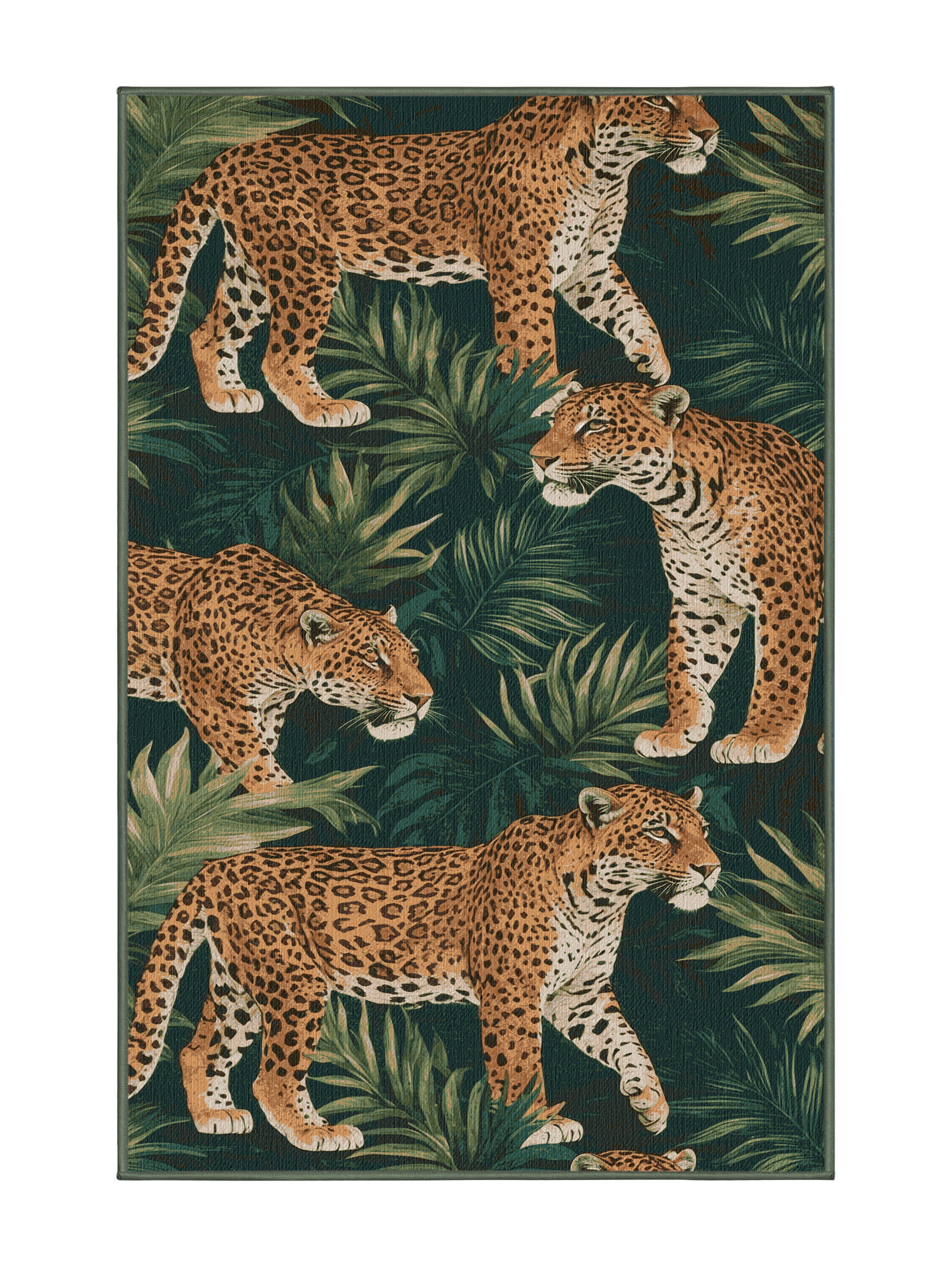 Foundry Select Washable Jaguars Big Cats Area Rug - Wayfair Canada