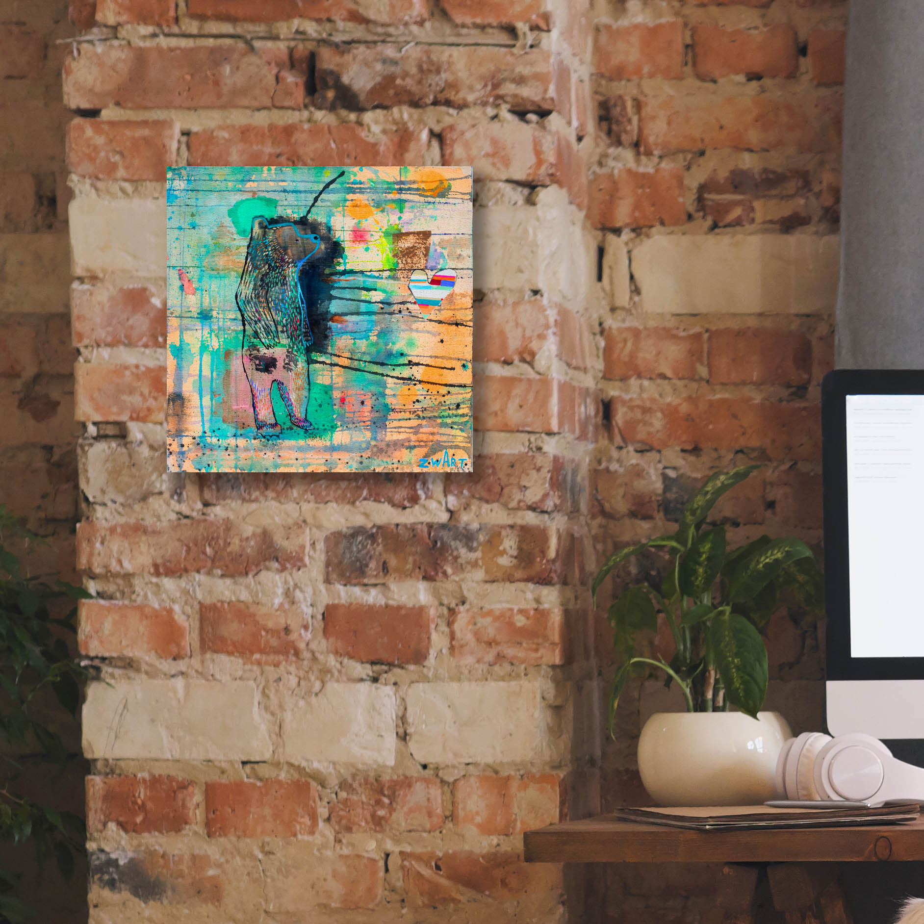 Trinx " Bear Soul Divided " by Zwart | Wayfair
