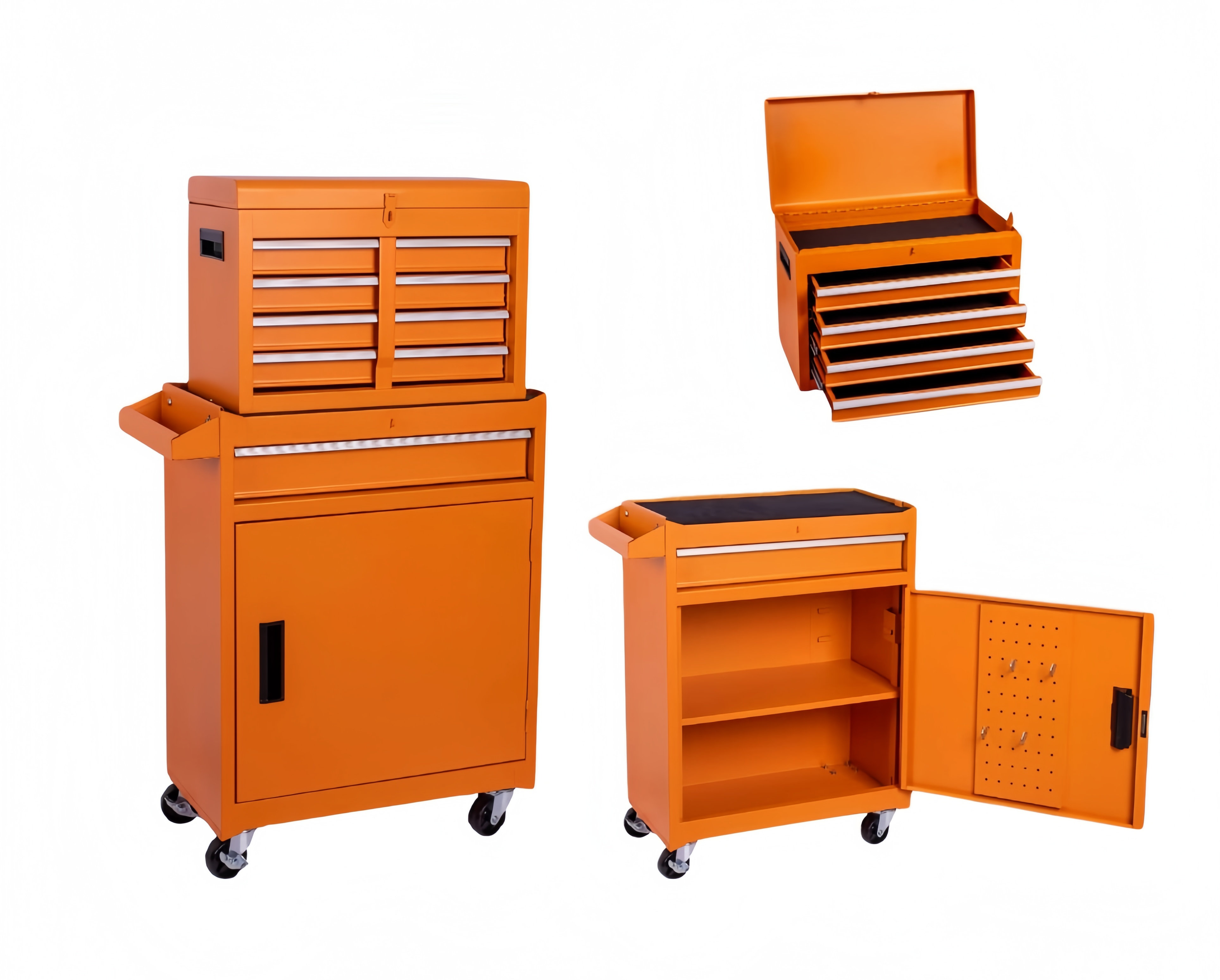 Ebern Designs Tool Chest, 5-drawer Rolling Tool Storage Cabinet With ...