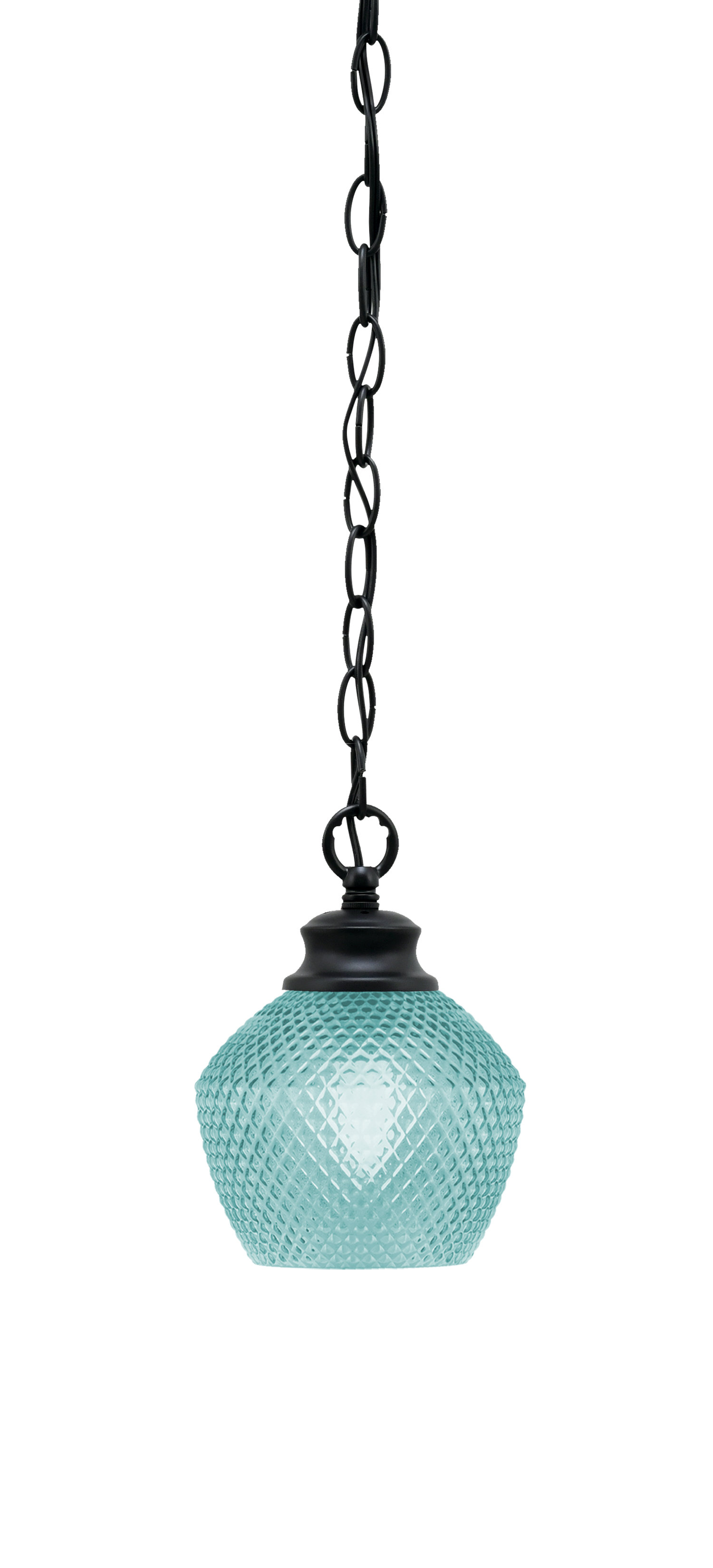 Breakwater Bay Quapaw Zola Chain Hung Pendant With 6" Turquoise ...
