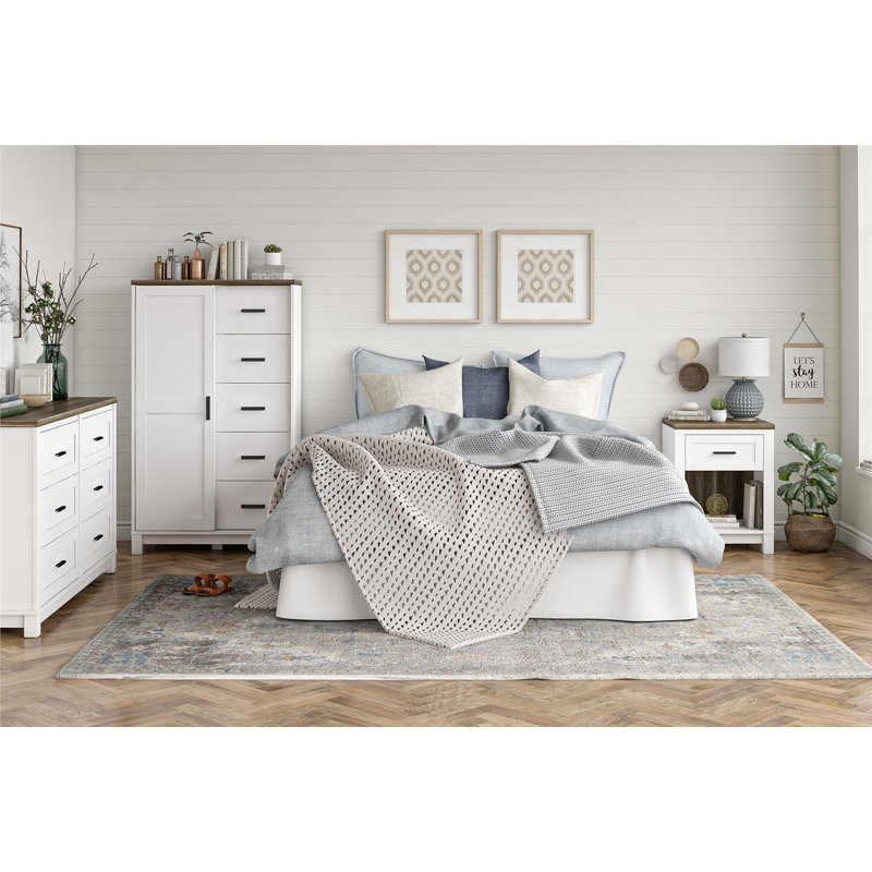 Ebern Designs Vasia 6 Drawer Double Dresser & Reviews | Wayfair