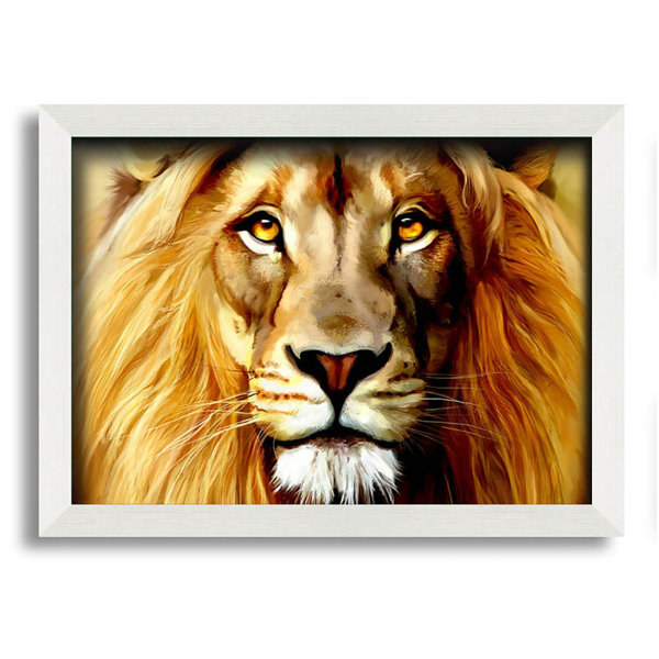ClassicLiving Sarvis Lion Head - Single Picture Frame Art Prints ...