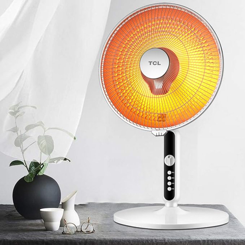 BUILTCO FACAI TCL Small Solar Heater Home Energy Saving Electric Fan ...