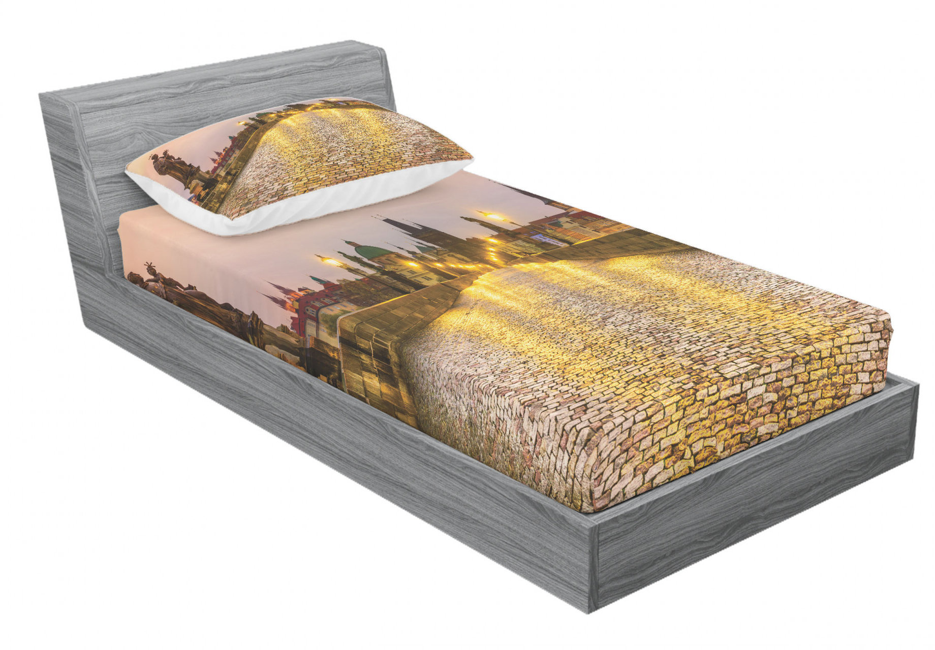 Ambesonne Landscape Microfiber Sheet Set | Wayfair