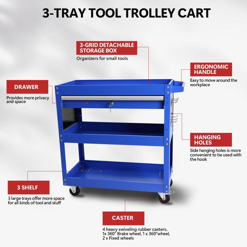 small tool rolling cart