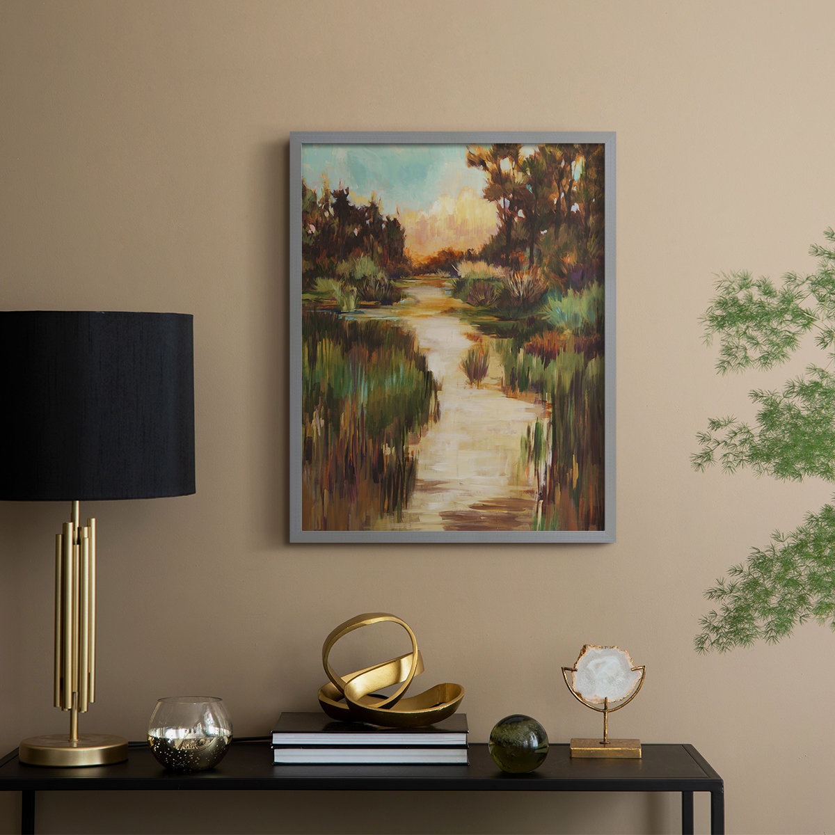 Lark Manor™ Well Worn Path Framed Print - Solid Wood | Wayfair