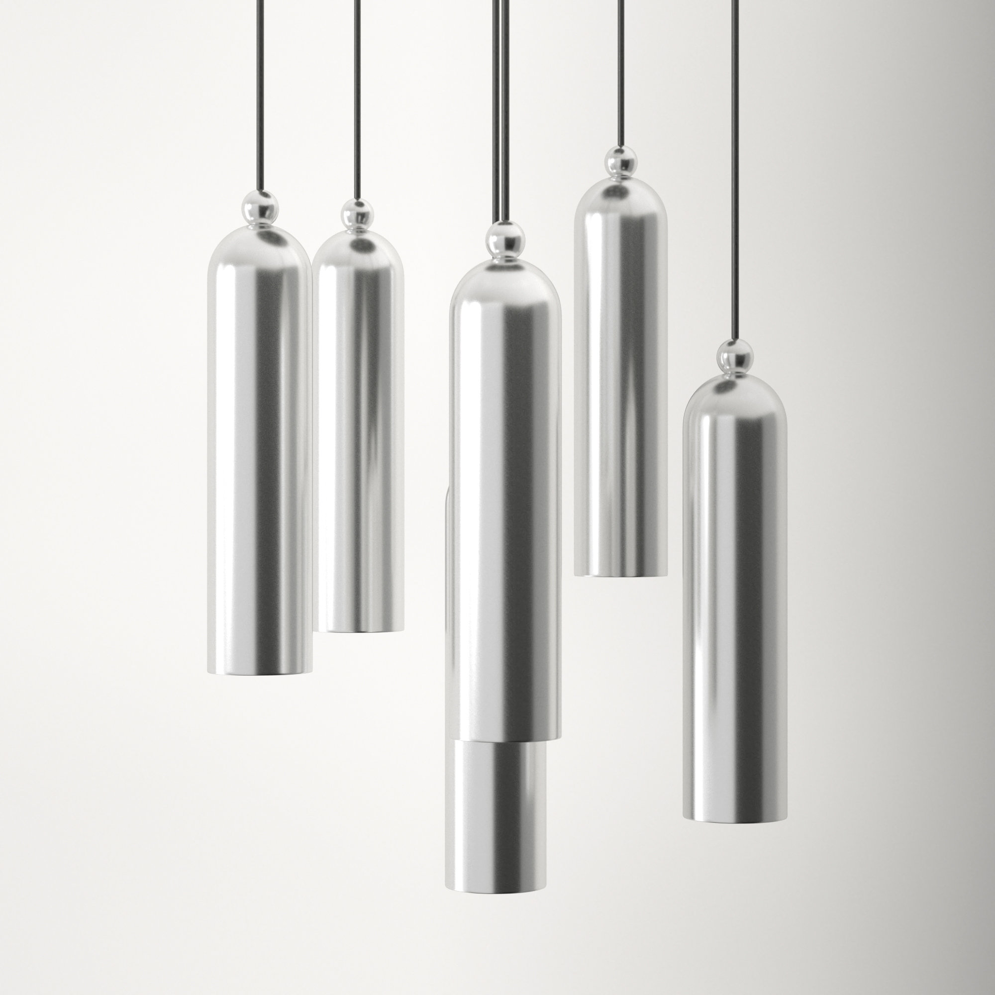 AllModern Harly 6 - Light Cluster Cylinder Pendant | Wayfair