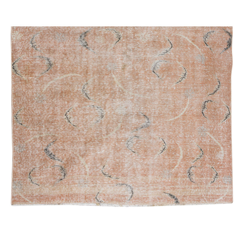 Bungalow Rose Mid-Century Modern Handmade Central Anatolian Rug ...