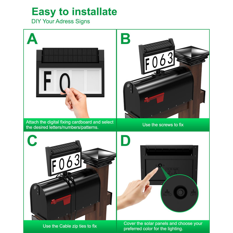 ALHAMBRA Mailbox Sign | Wayfair