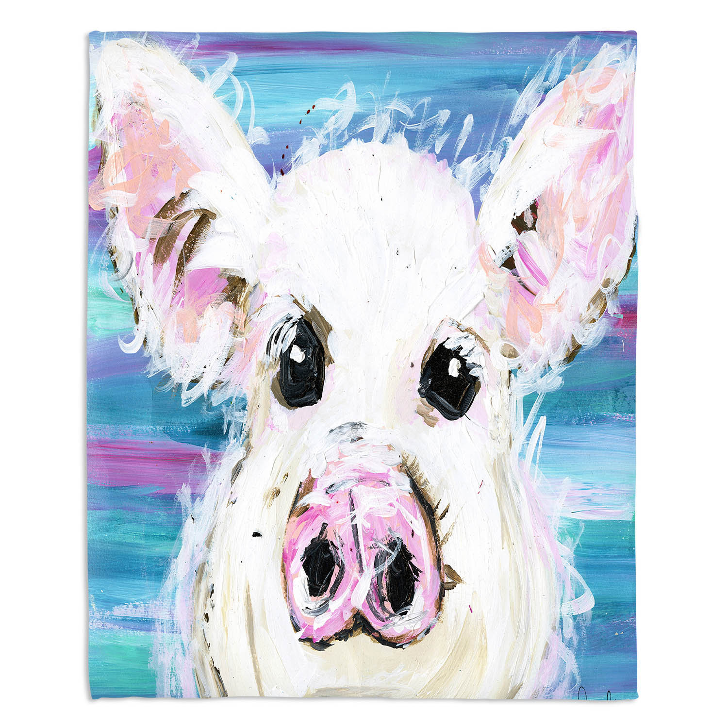 DiaNoche Designs Pig Pen Throw | Wayfair