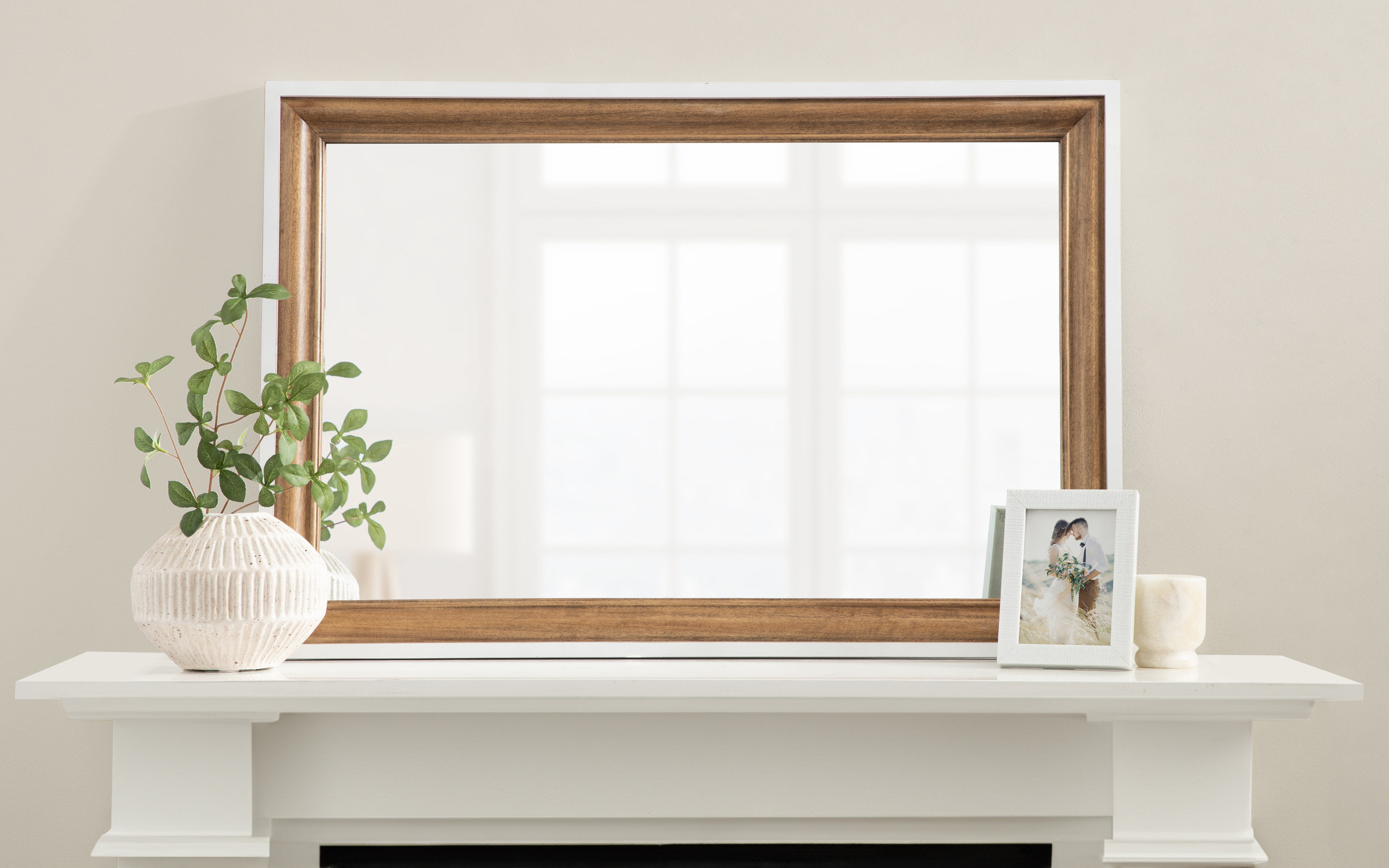 Red Barrel Studio® Chenese Rectangle Wood Wall Mirror | Wayfair