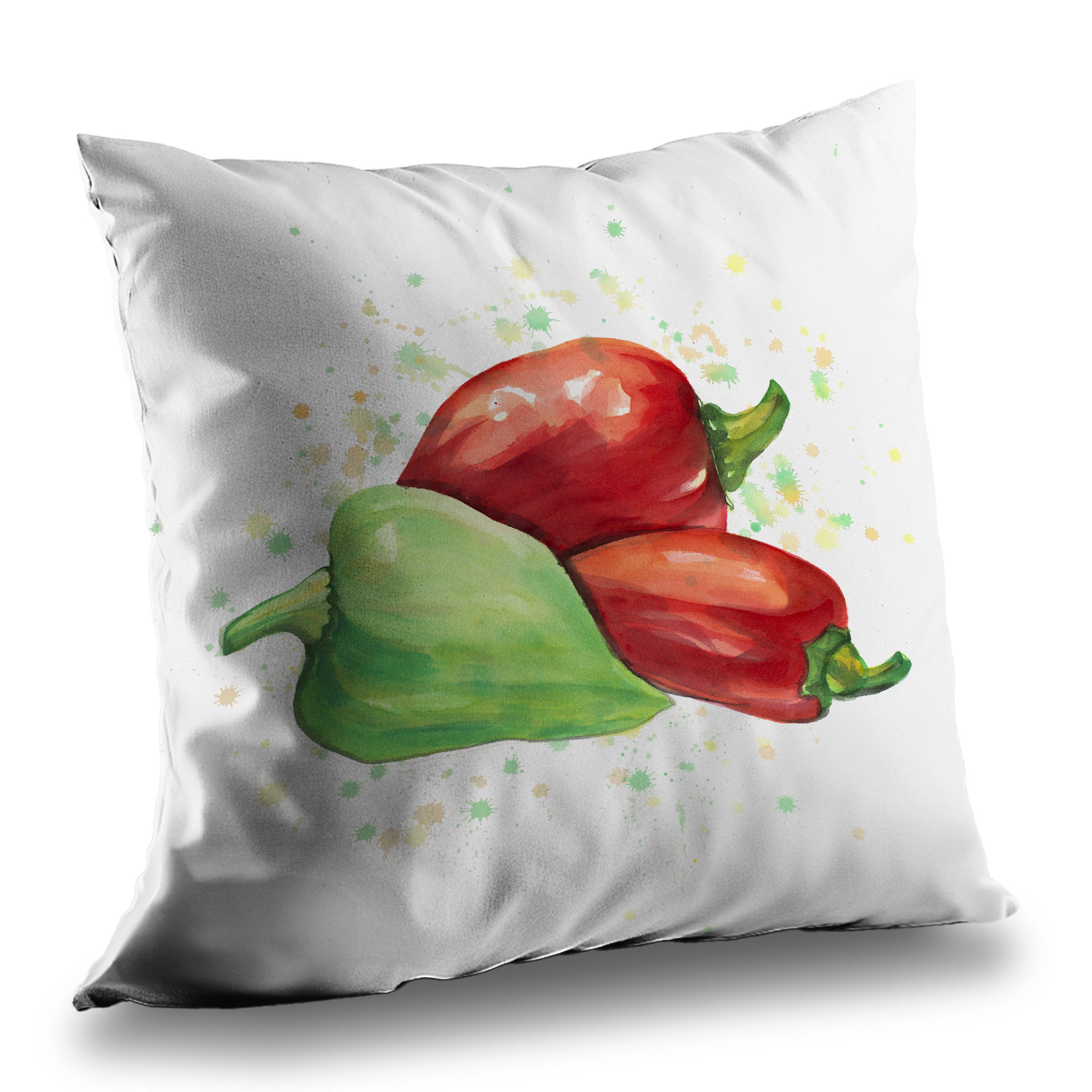 Begin Edition International Inc. Bell peppers Red Poly Twill Throw ...