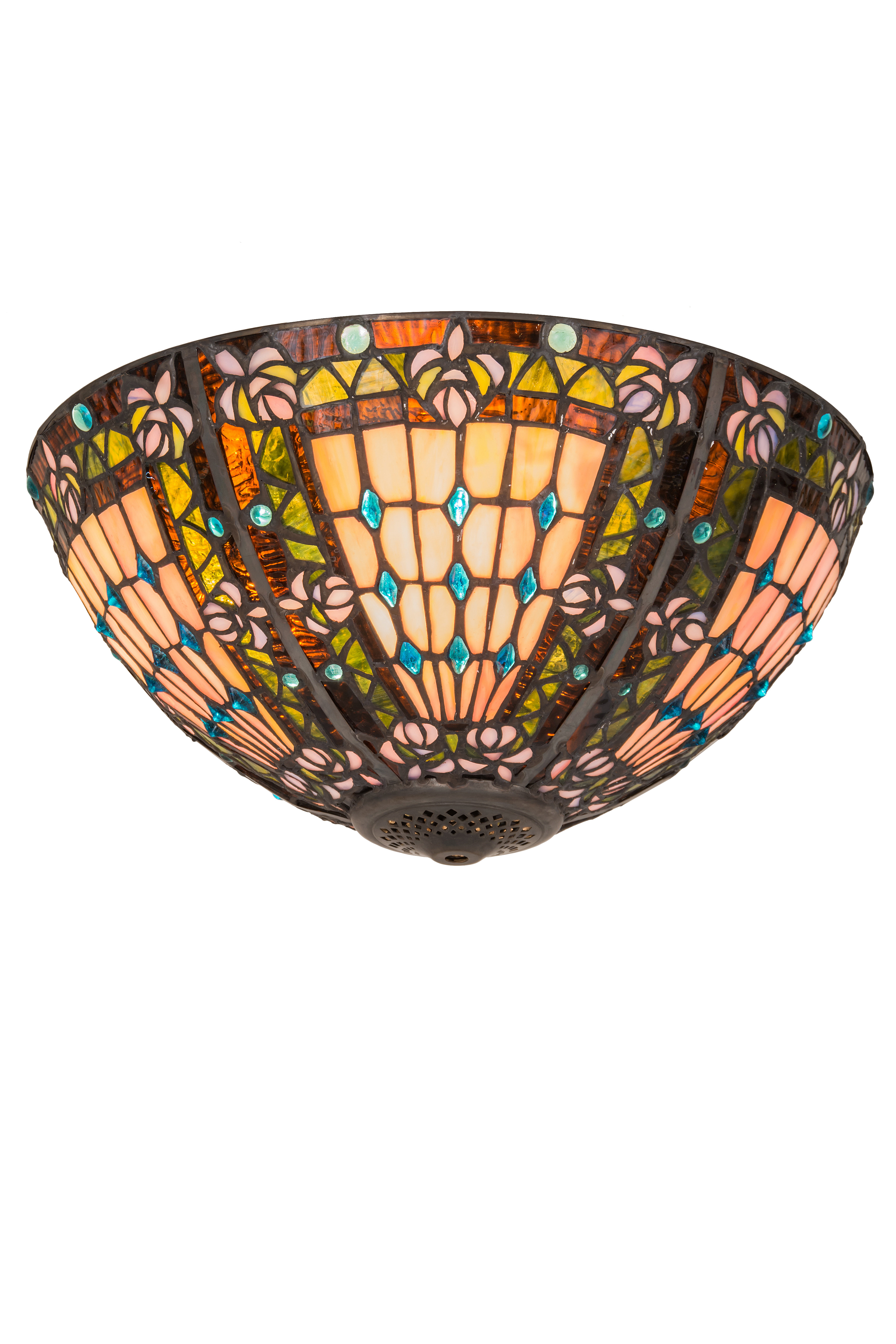 Meyda Lighting Fleur-de-lis 16" Wide Half Moon - Wayfair Canada