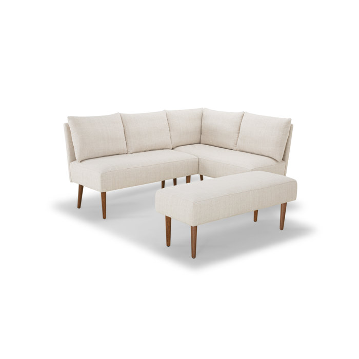 George Oliver Nalaya 3-Piece Dining Banquette & Reviews | Wayfair