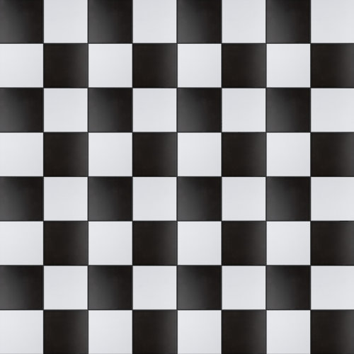 Merola Tile Checker II 17-5/8 In. X 17-5/8 In. Ceramic Geometric Wall ...