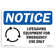 SignMission OSHA Notice - Lifesaving Equipment For Emergency Sign With ...
