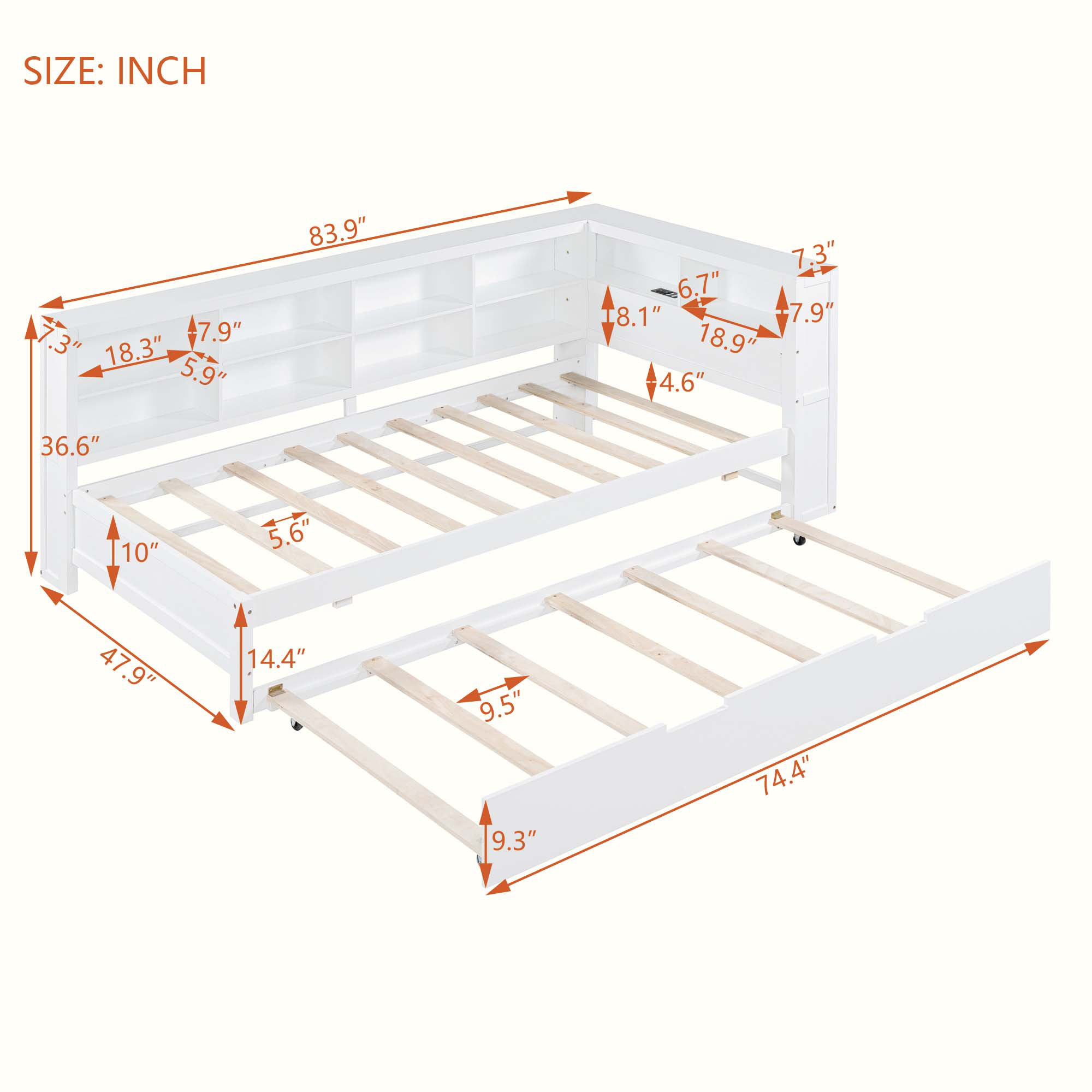 Lark Manor™ Burnadine Daybed Storage Bed | Wayfair