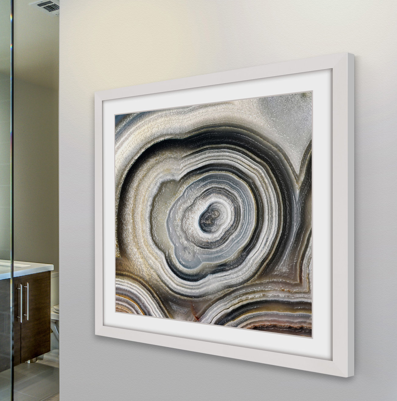 Mercer41 'The Eye Of The Geode' - Picture Frame Graphic Art Print on ...
