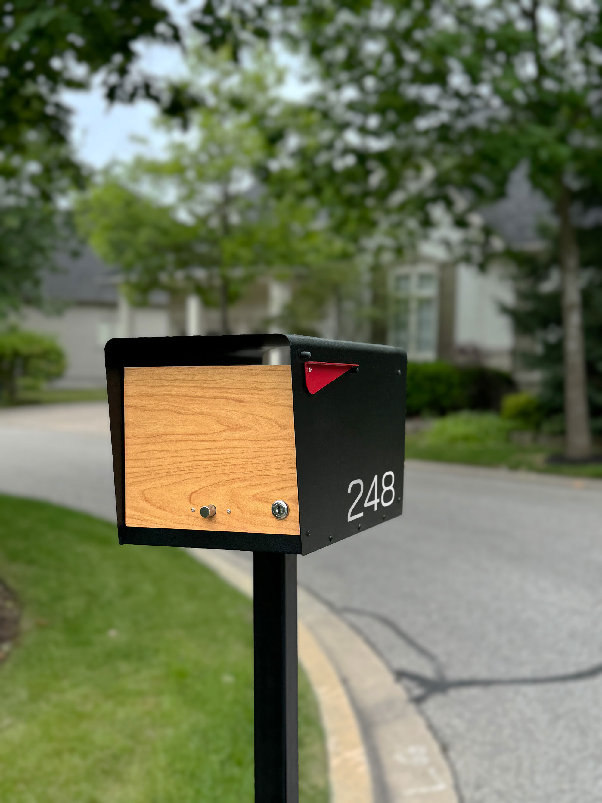 Movo Home Modern And Contemporary Wood Mailbox | Wayfair