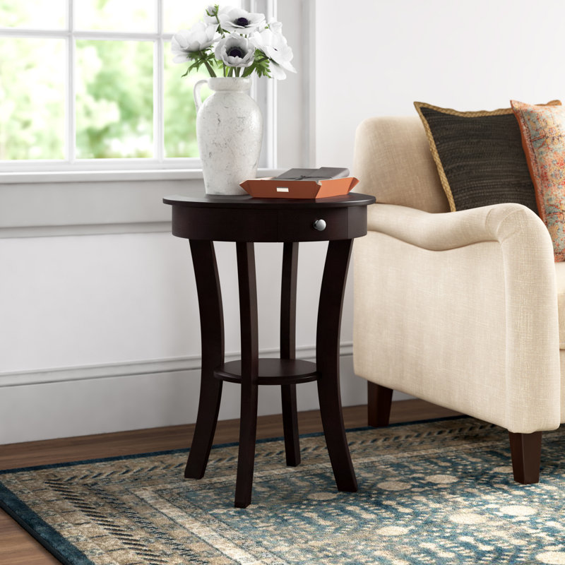 Three Posts™ Alabama Solid Wood End Table with Storage & Reviews | Wayfair