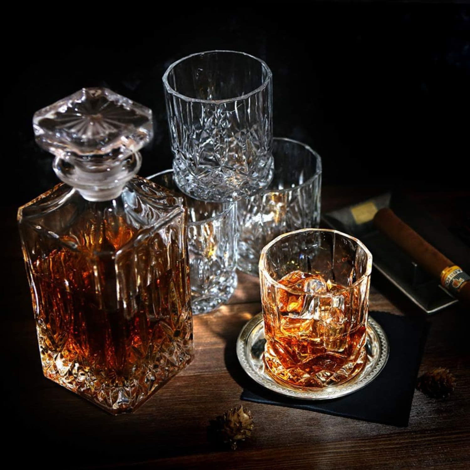 Rosdorf Park 5PC Italian Crystal Whiskey Set | Wayfair