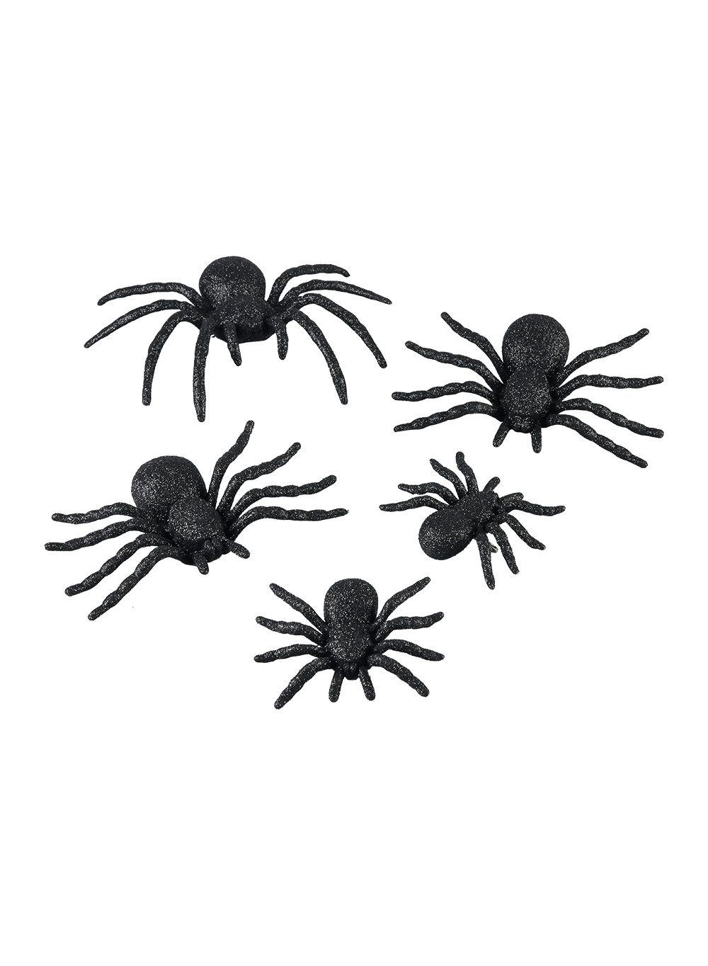 The Holiday Aisle® Halloween Spider Decorations, 5 Pack Of Realistic ...