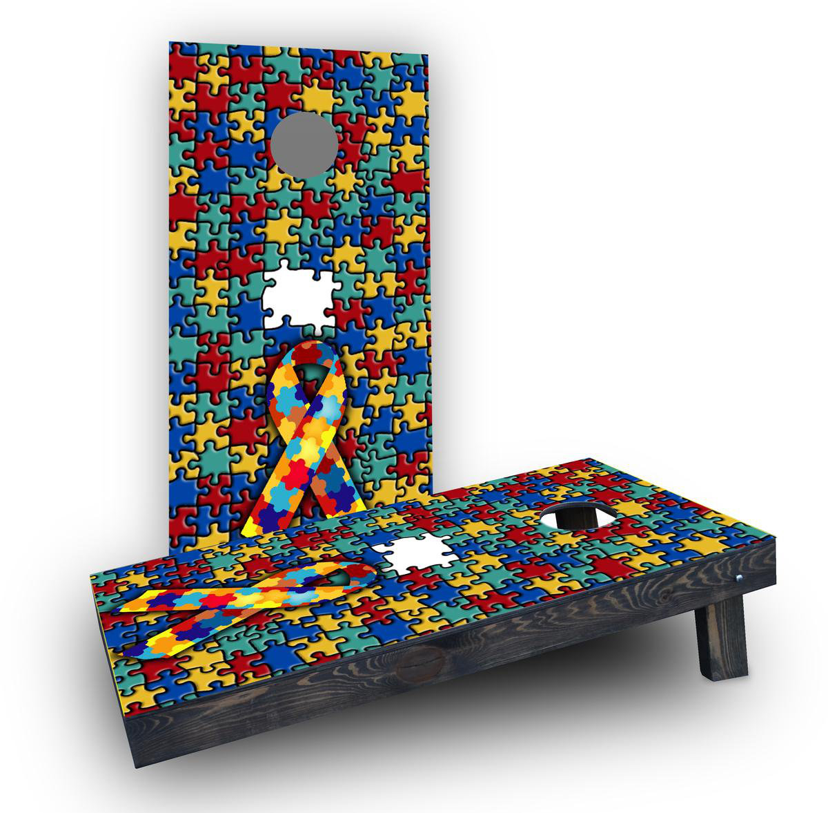 Custom Cornhole Boards Autism Awareness Cornhole Boards - Wayfair Canada
