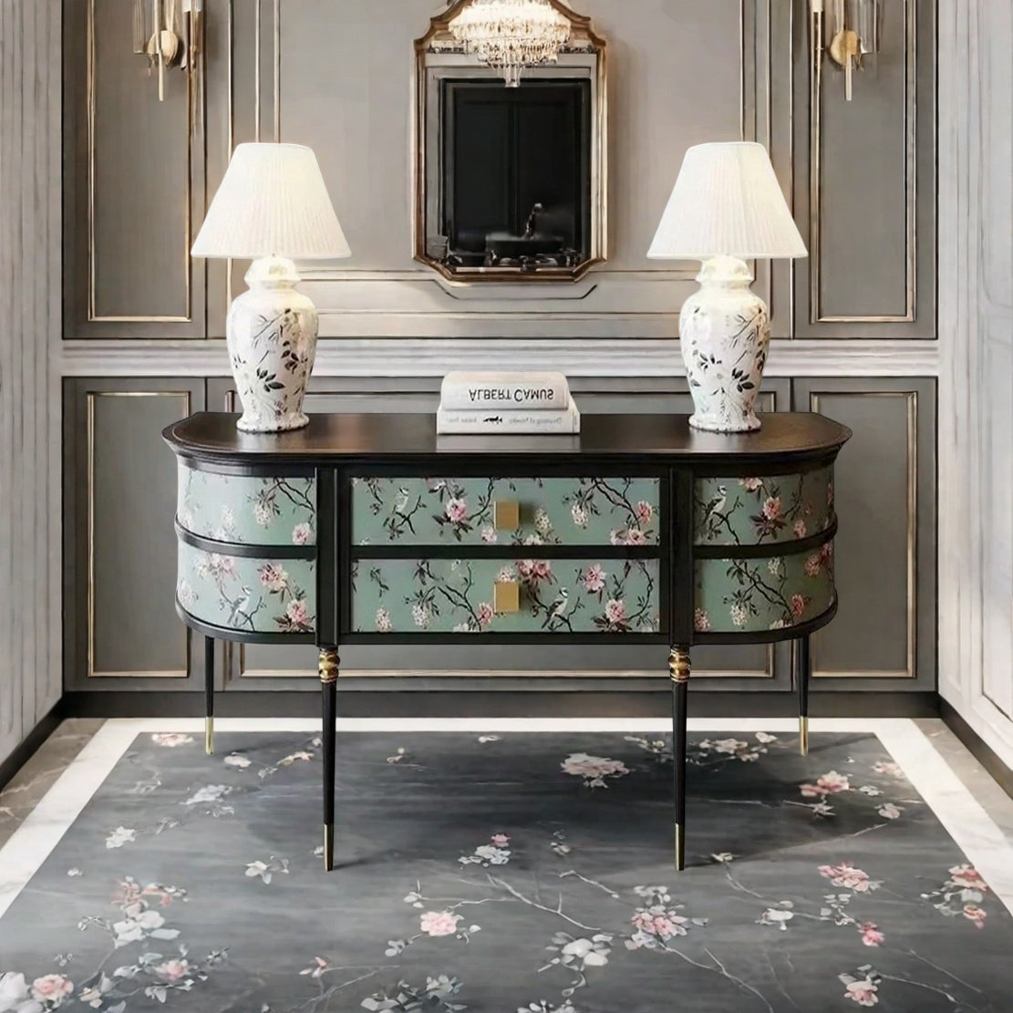 Rosdorf Park Classical Color Painting Console Table | Wayfair