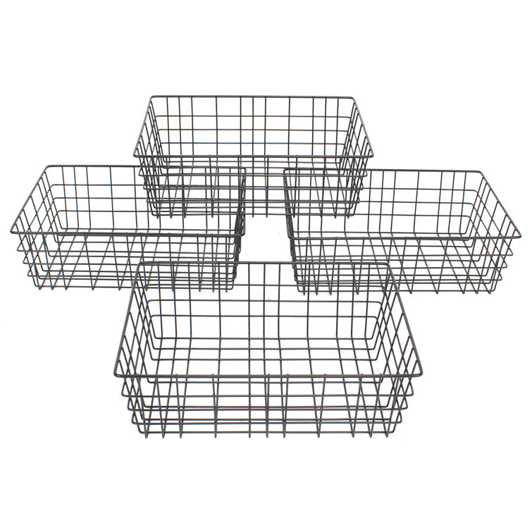 Gracie Oaks Rectangle Wire Basket & Reviews - Wayfair Canada