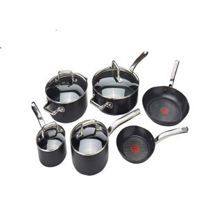 T-fal ProGrade Nonstick Aluminum Cookware, 10 piece & Reviews | Wayfair