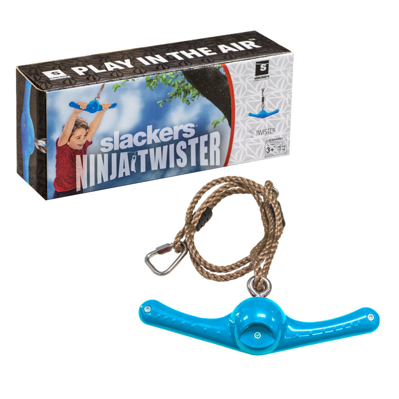 Slackers Spinning Swing Set Twister Slackers Ninjaline Blue Trapeze ...