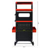 17 Stories -layer Heavy-duty Steel Diagnostic Trolley Durable Design ...