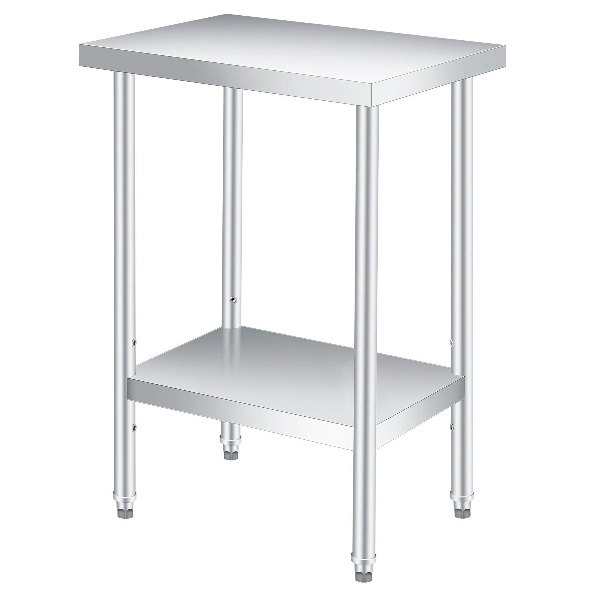 Williston Forge 2-Tier Stainless Steel Outdoor Side Table – Heavy Duty ...