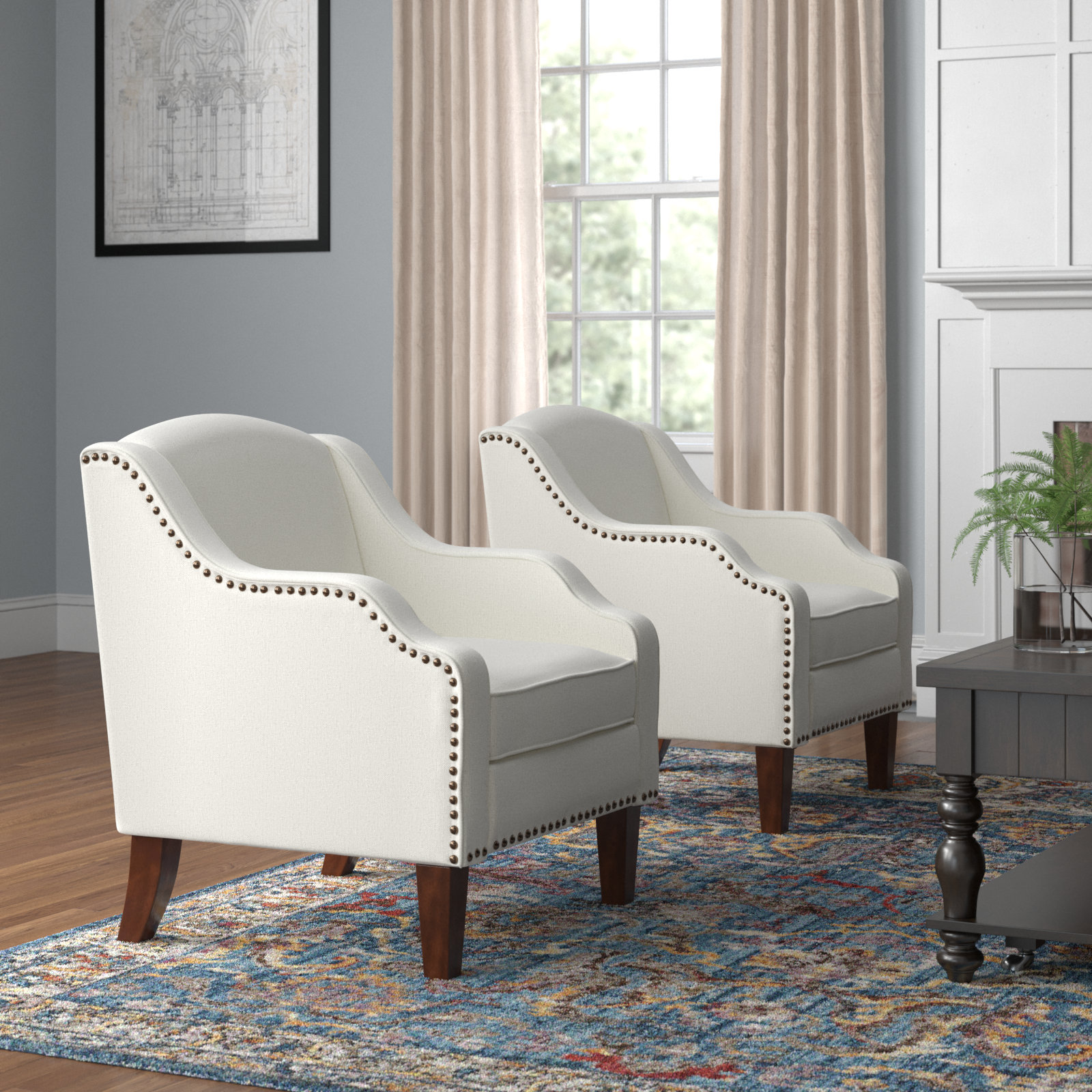 Lark Manor Aleitha Armchair Set Of 2 & Reviews - Wayfair Canada