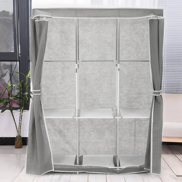 Rebrilliant Eissa 130cm Portable Wardrobe | Wayfair.co.uk