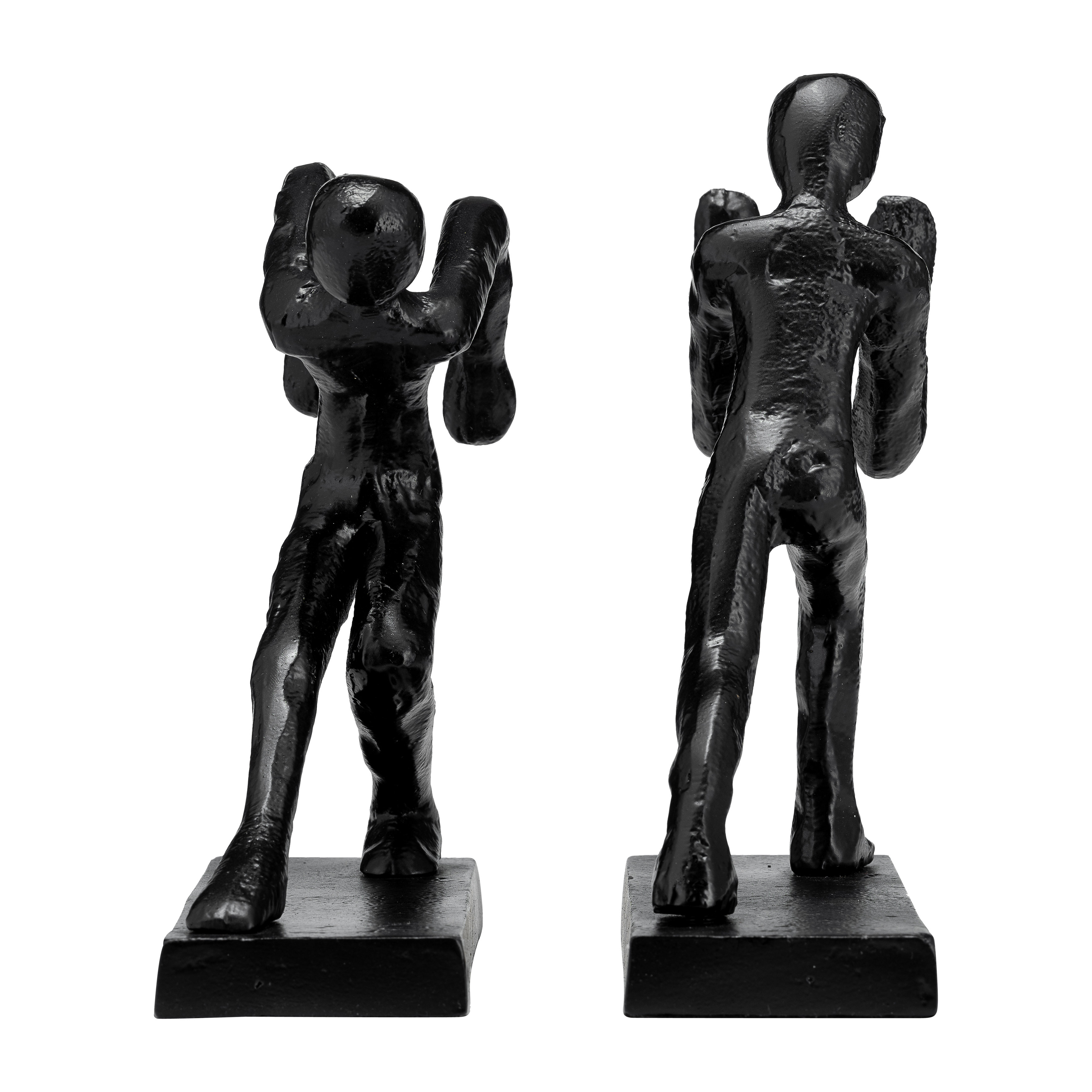 Ivy Bronx Push Hold Figures Bookends | Wayfair