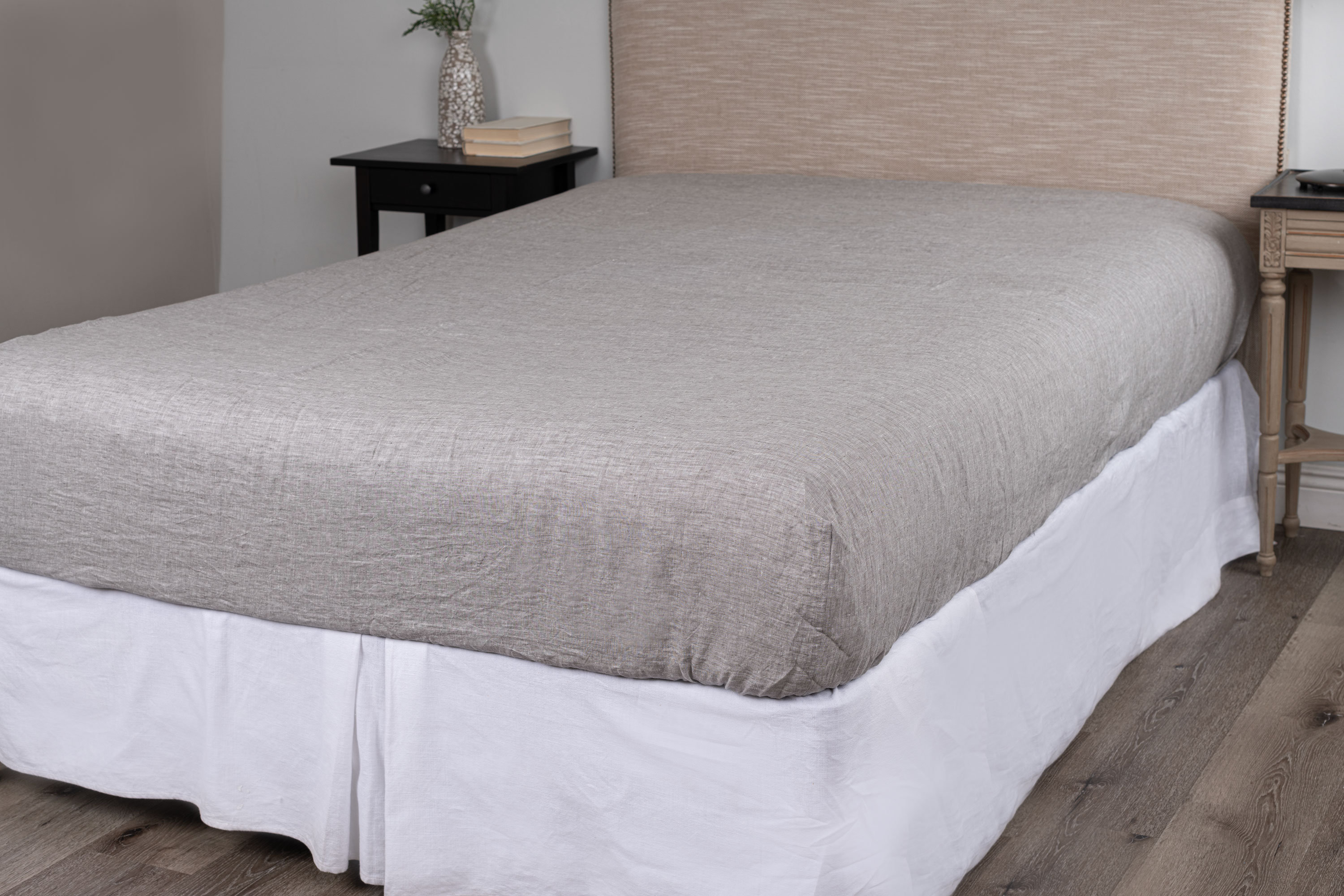 Amity Home Chambray Linen Box Spring Cover | Wayfair