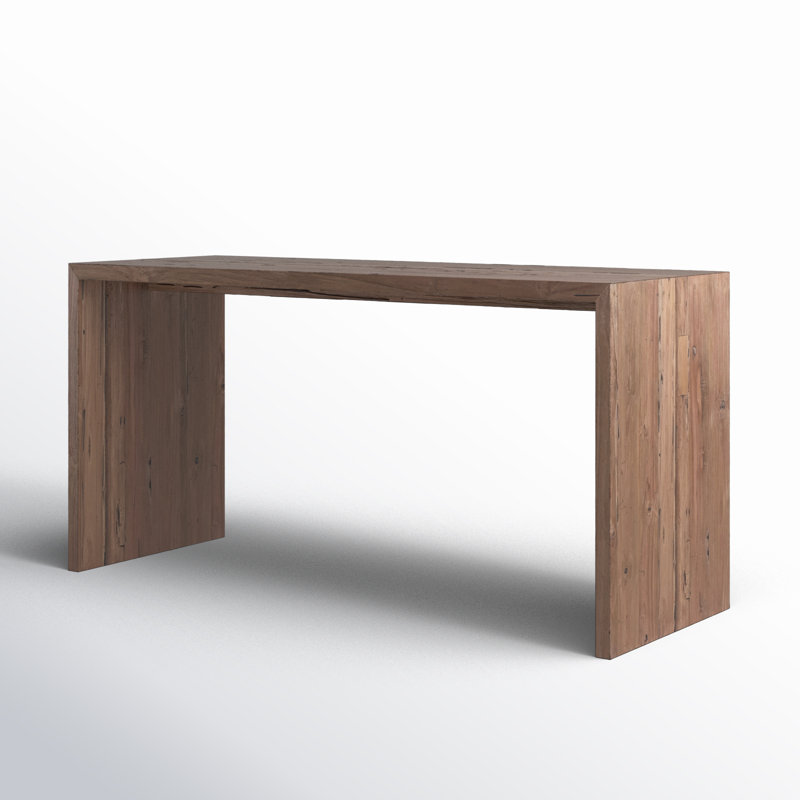 Dovetail Furniture Chilton 60-Inch Rectangular Reclaimed Teak Waterfall ...