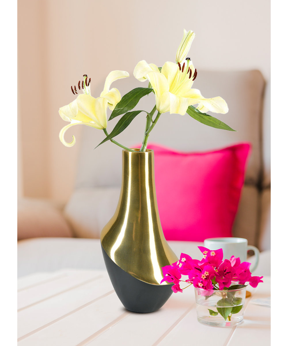 Mercer41 Siebolt Stainless Steel Table Vase | Wayfair