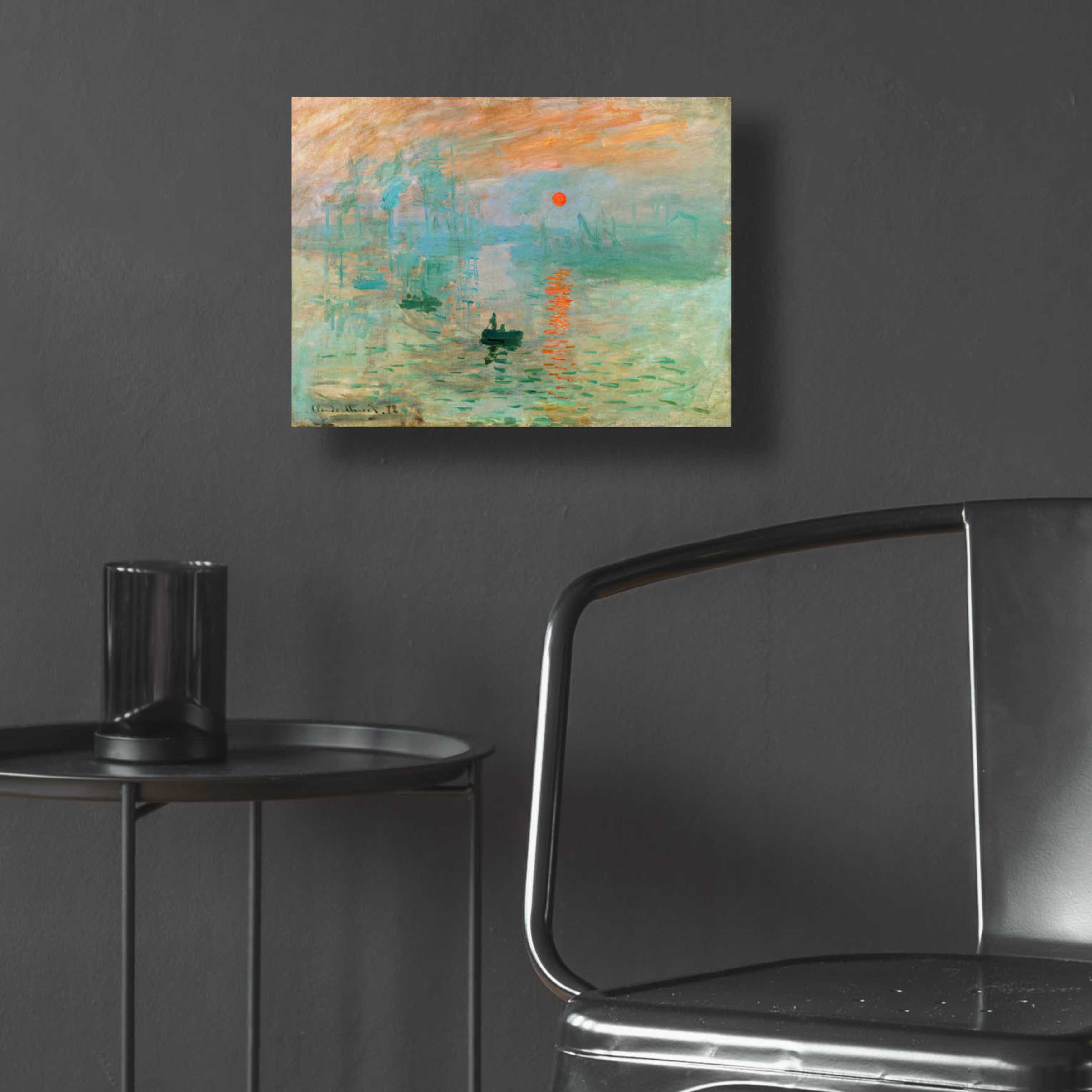 Red Barrel Studio® 'Impression, Sunrise' by Claude Monet, Acrylic Glass ...