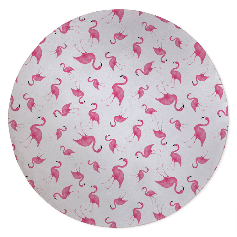 Christopher's Corner Summer Flamingo Outdoor Rug | Wayfair