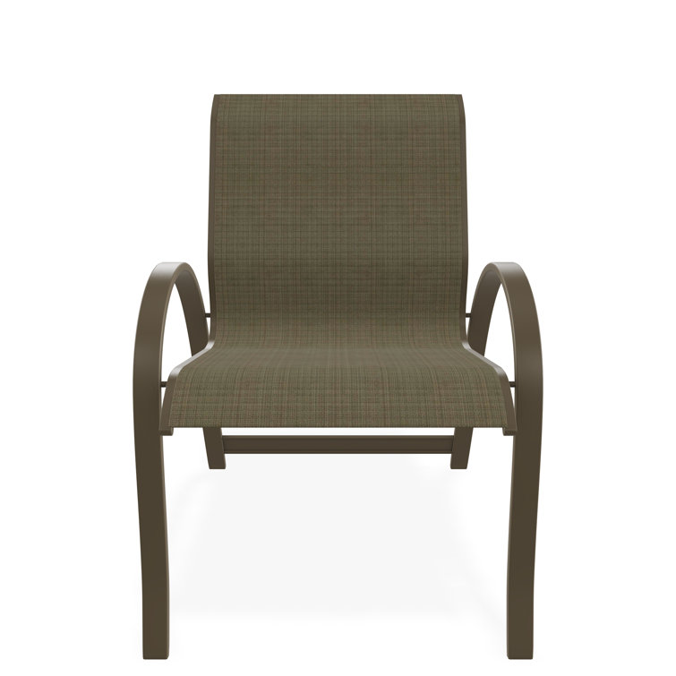 Telescope Casual Aruba II Sling Aluminum Frame Stacking Arm Chair ...