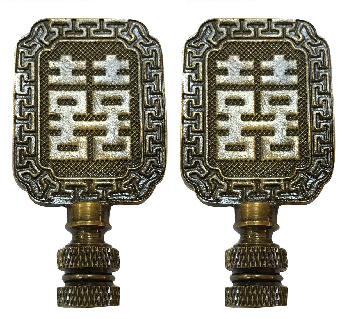 Royal Designs Chinese Joy Symbol Lamp Finial & Reviews | Wayfair