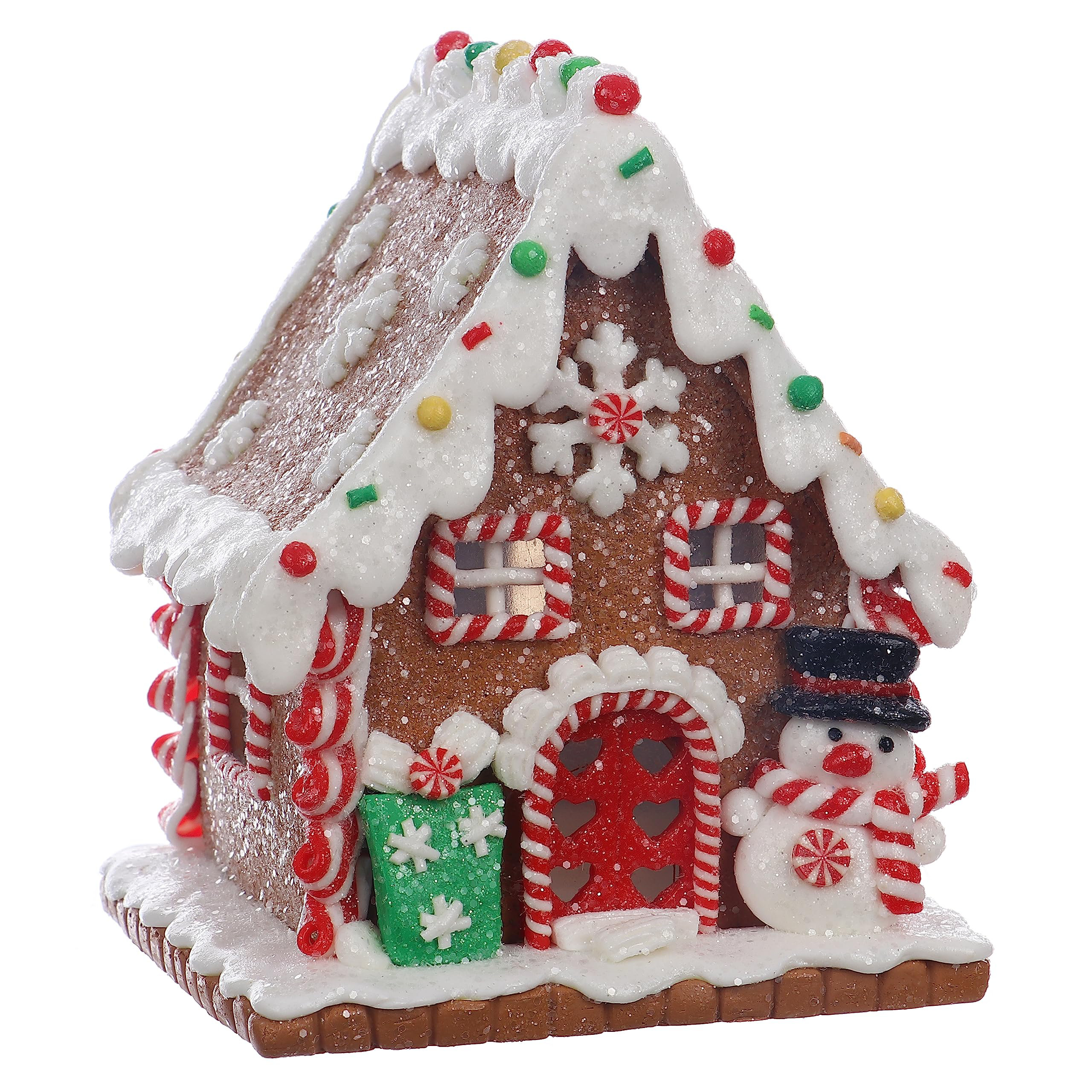 The Holiday Aisle® LED Clay Gingerbread Collectible House Village ...