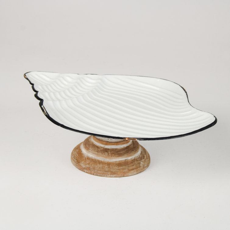 House of Hampton Shell Dish On Stand | Wayfair.co.uk