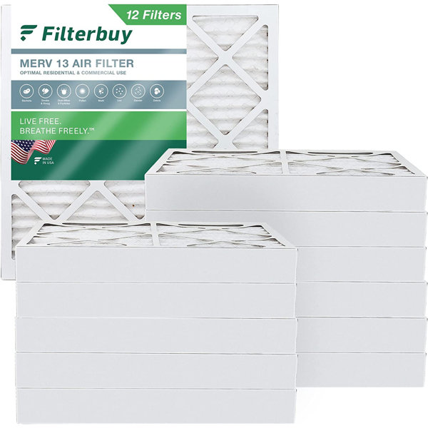AC Filter 20x25x4 Filterbuy 20x20x4 MERV 11 Pleated Air Filters - 2 To ...